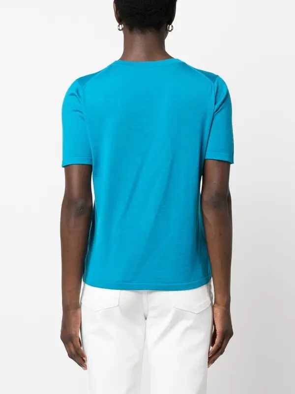 Kiton Jacquard Logo T-shirt
