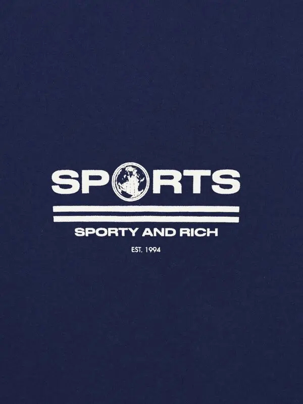 SPORTY & RICH Sports Logo-print Sweatshirt