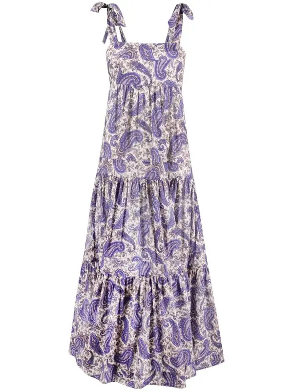 Zimmermann Paisley-print Maxi Dress - Neutrals