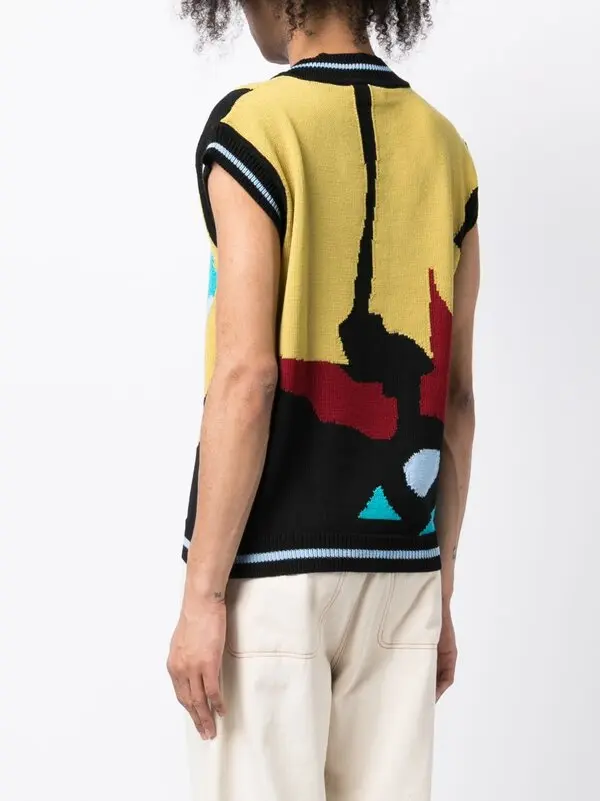 BETHANY WILLIAMS Graphic-print Sleeveless Vest