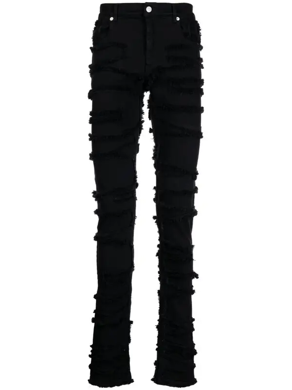 1017 Alyx 9sm Distressed Skinny Jeans - Black