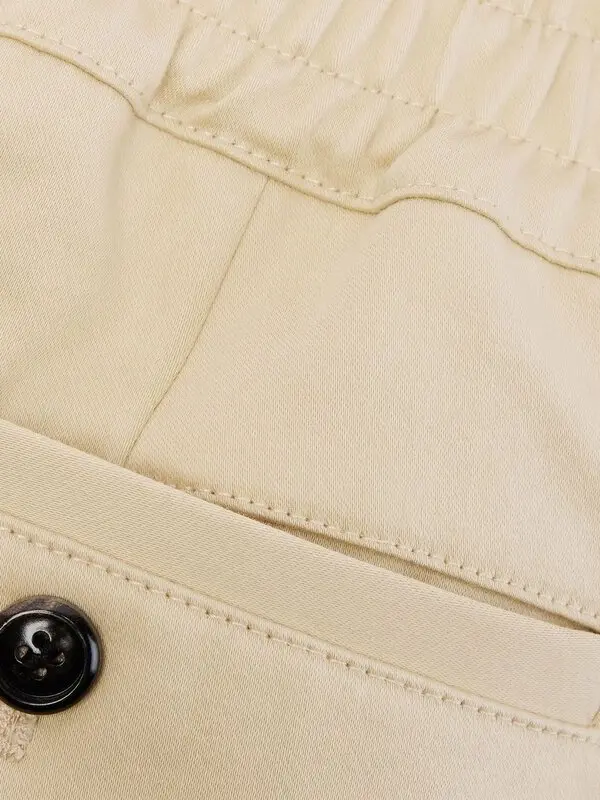 AMI Paris Cotton Chino Shorts - Neutrals