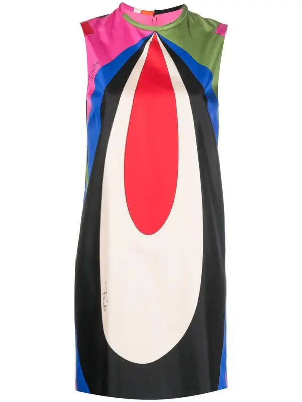 Emilio Pucci Goccia-print Silk Minidress