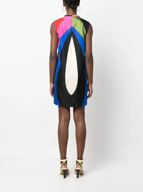 Emilio Pucci Goccia-print Silk Minidress