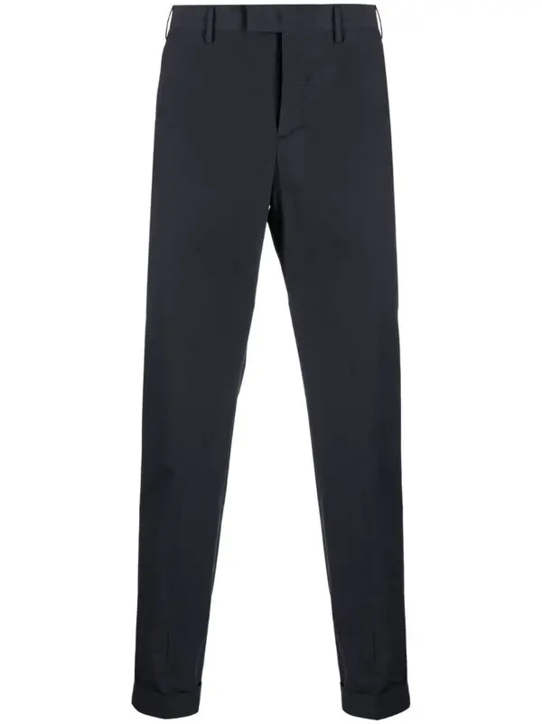 PT TORINO Straight-leg Tailored Trousers - Black