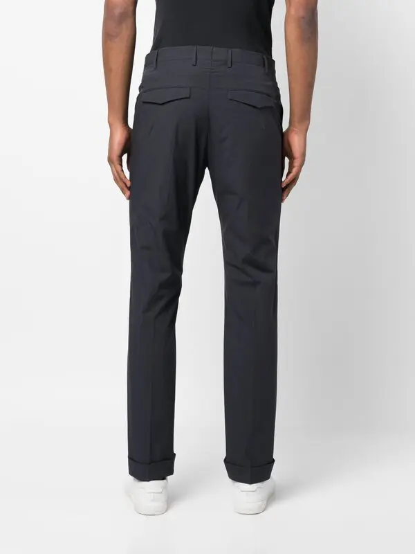 PT TORINO Straight-leg Tailored Trousers - Black