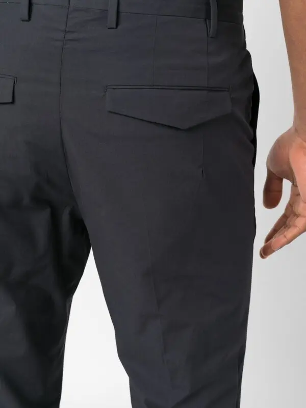PT TORINO Straight-leg Tailored Trousers - Black