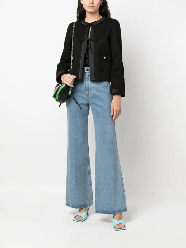 Emilio Pucci Bow-fastening Cropped Jacket
