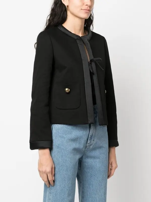 Emilio Pucci Bow-fastening Cropped Jacket