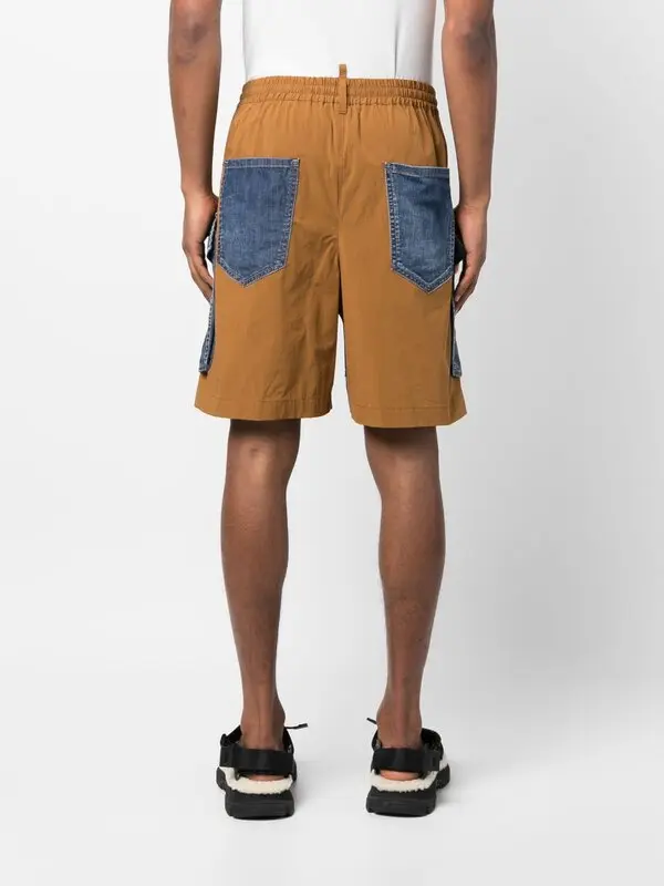 Dsquared2 Layered Denim Shorts