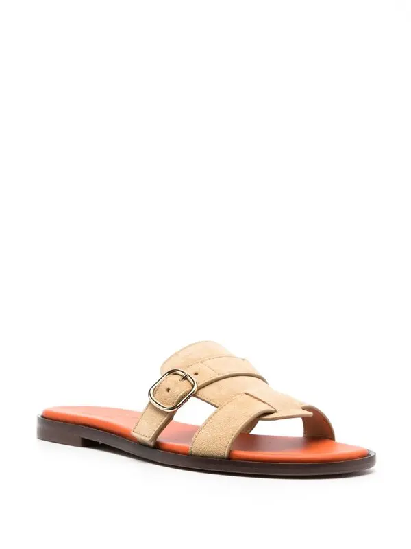 DOUCAL'S Open-toe Suede Slides