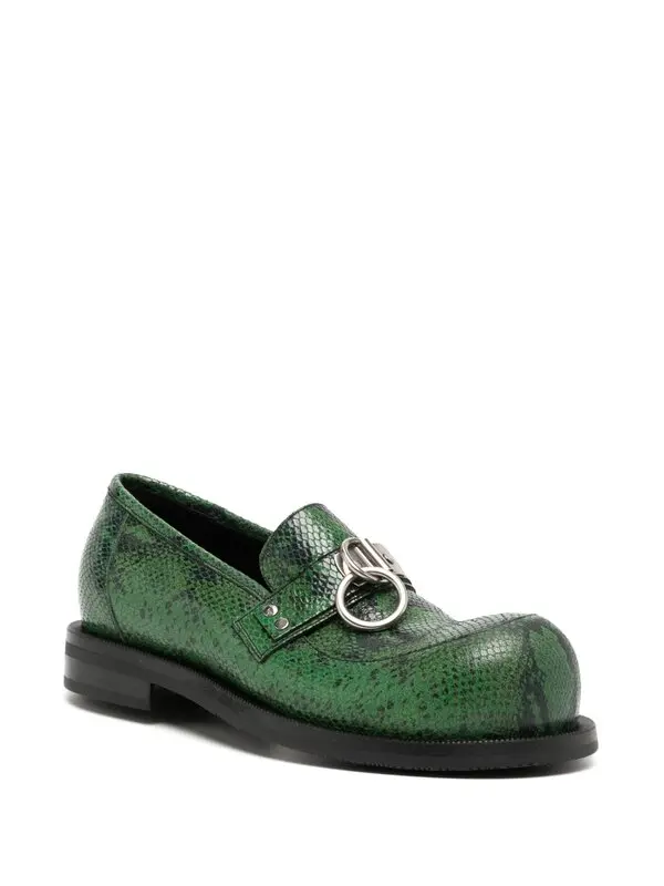 Martine Rose Bulb-toe Ring Loafers