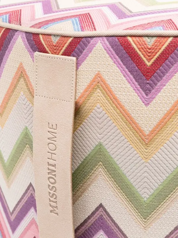 Missoni Zigzag-pattern Foot Stool