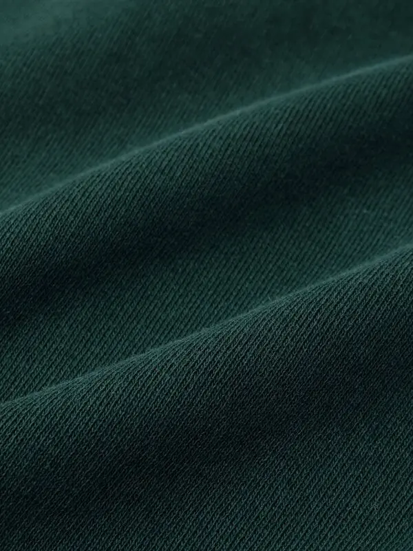 SPORTY & RICH Connecticut Crest Cotton Sweatshirt - Green