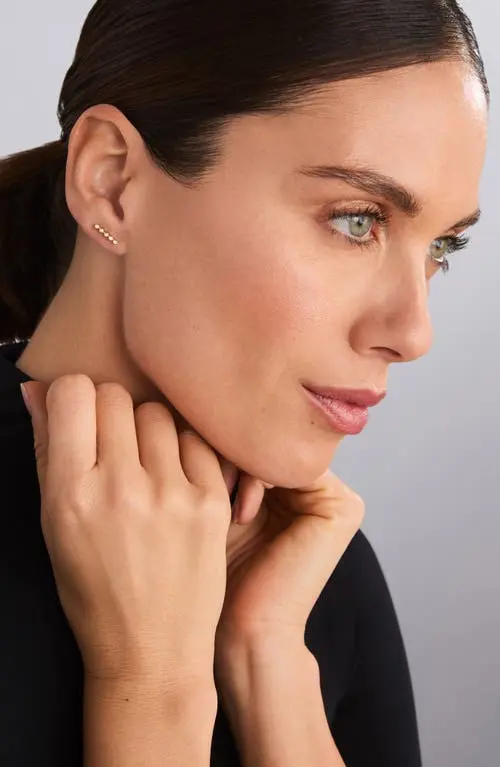 Lagos Diamond Bar Stud Earrings