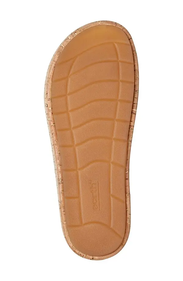 EARTH® Scout Platform Slide Sandal - Dark Natural