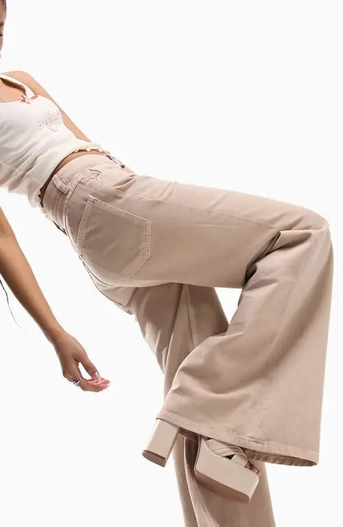 Asos Lightweight Wide Leg Jeans