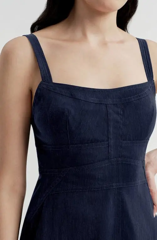 A.L.C. Harlow Linen Blend Dress - Navy