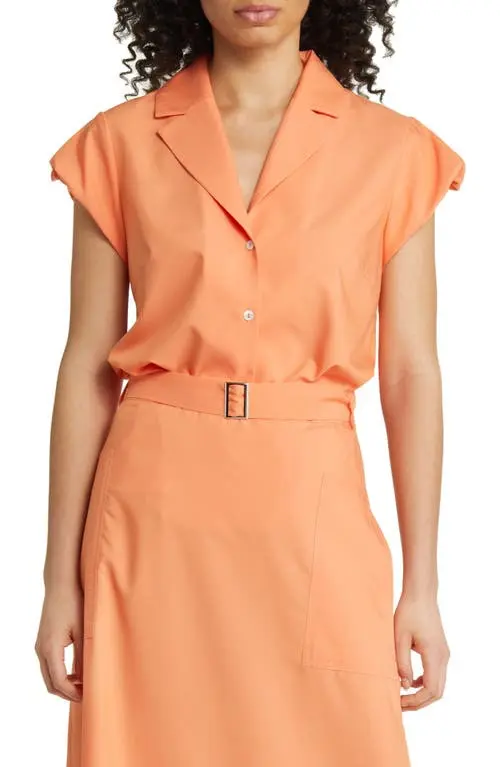 Misook Cap Sleeve Blouse