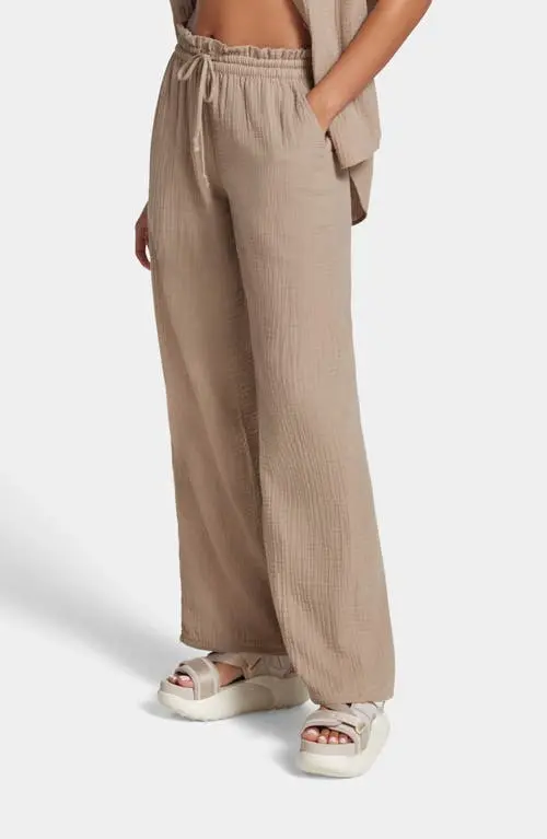 UGG Karrie Cotton Gauze Lounge Pants - Putty