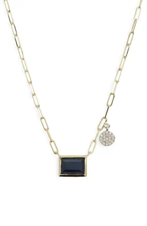 Meira T Sapphire Pendant Necklace - Blue