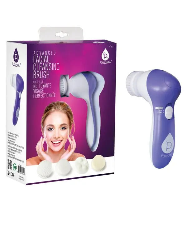 PURSONIC Advanced Facial Cleansing Brush - Purple