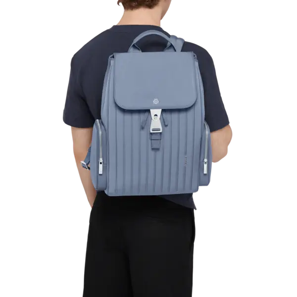Rimowa Never Still Nylon Flap Backpack Large - Arctic | Editorialist