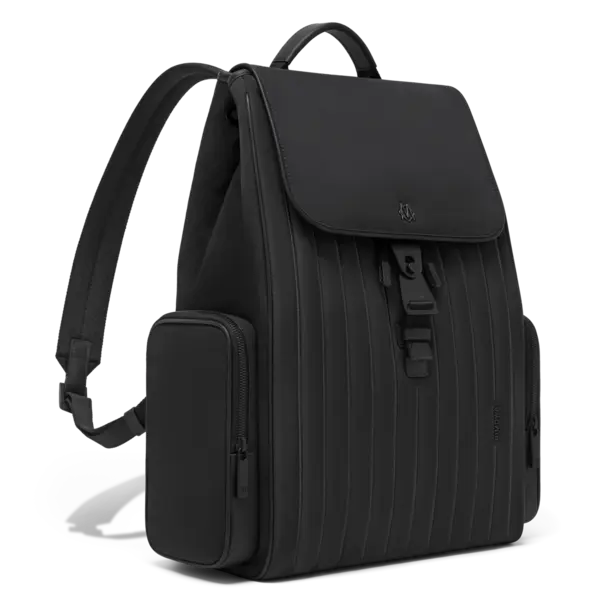 Rimowa Never Still Canvas Flap Backpack - Black | Editorialist