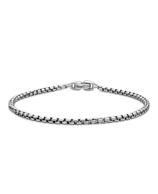 David Yurman Box Chain Bracelet - Silver