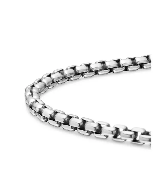 David Yurman Box Chain Bracelet - Silver