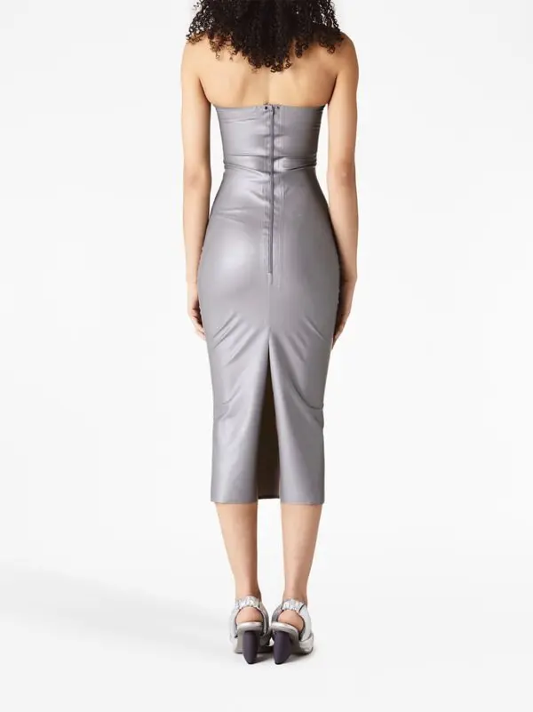 grey latex dress 100% Quality Latex Fashion (hand made by Filth)