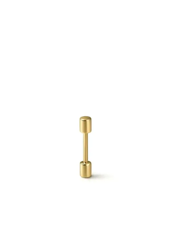 Shihara 18kt Yellow Bar Pin Earring - Gold