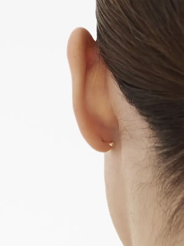 Shihara 18kt Yellow Twist Pin 02 Earring