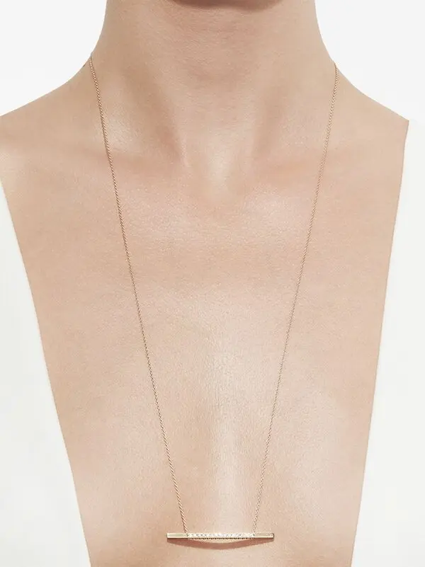 Shihara 18kt Yellow Bar Necklace