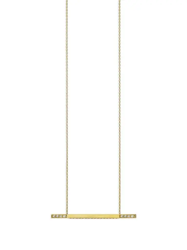 Shihara 18kt Yellow Bar Necklace