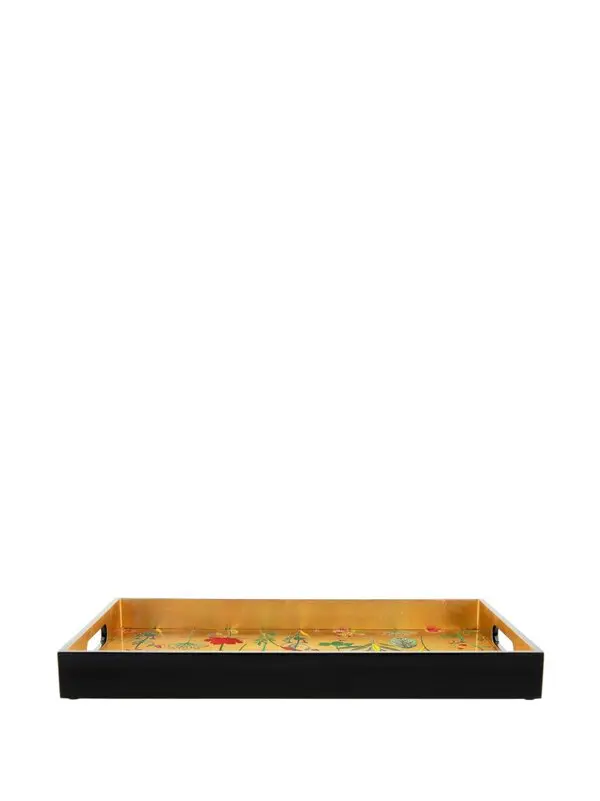 LES-OTTOMANS Floral-print Lacquered Tray