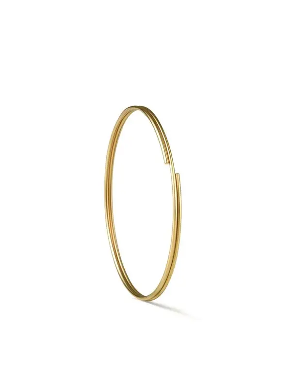 Shihara 18kt Yellow Double Hoop Earring - Gold