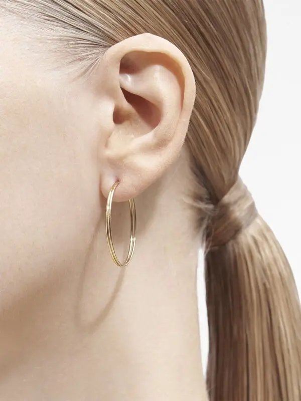 Shihara 18kt Yellow Double Hoop 30 Earring