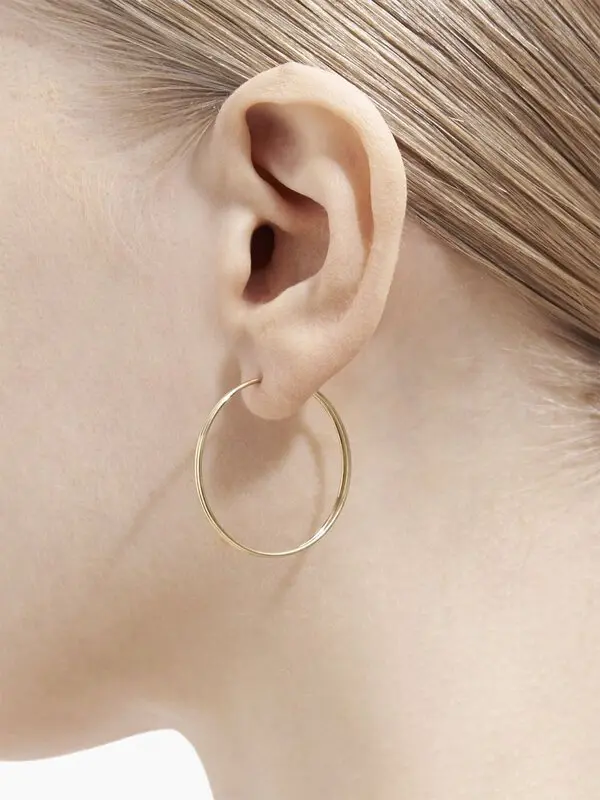 Shihara 18kt Yellow Double Hoop 30 Earring