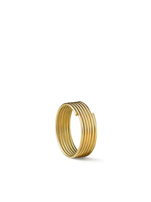 Shihara 18kt Yellow Stack Hoop 02 Earring - Gold