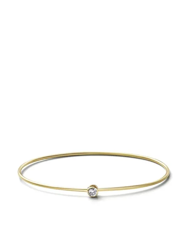 Shihara 18kt Yellow Diamond Bangle - Gold