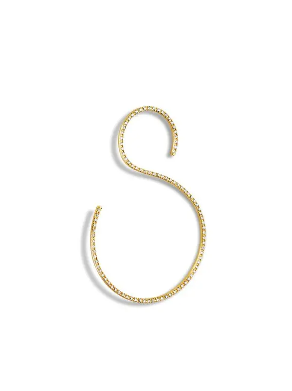 Shihara 18kt Yellow S 03 Diamond Single Earring