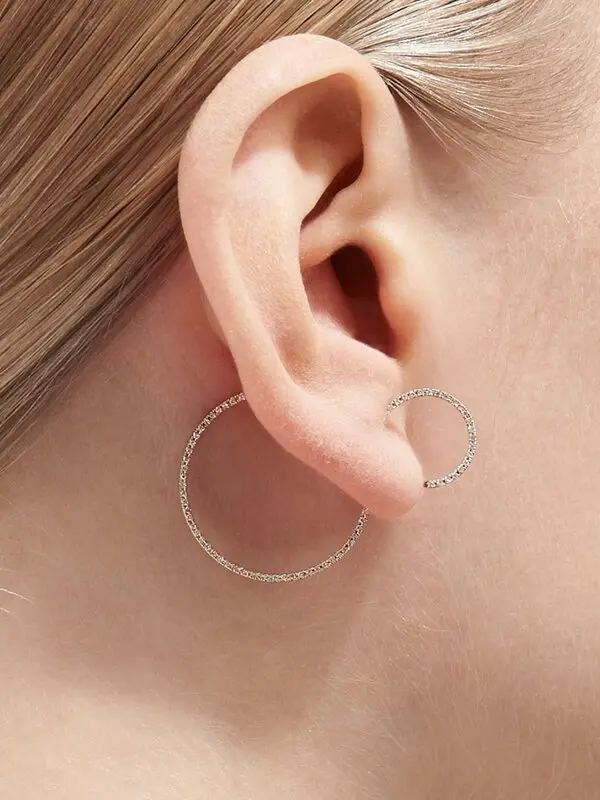 Shihara 18kt Yellow S 03 Diamond Single Earring