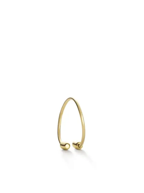 Shihara 18kt Yellow Twist Round 01 Earring - Gold