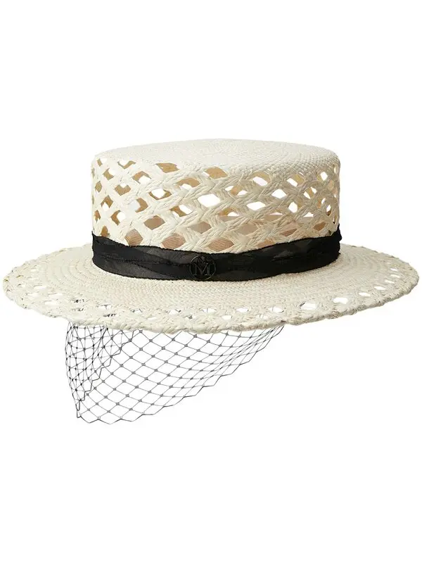 MAISON MICHEL Kiki Straw Boater