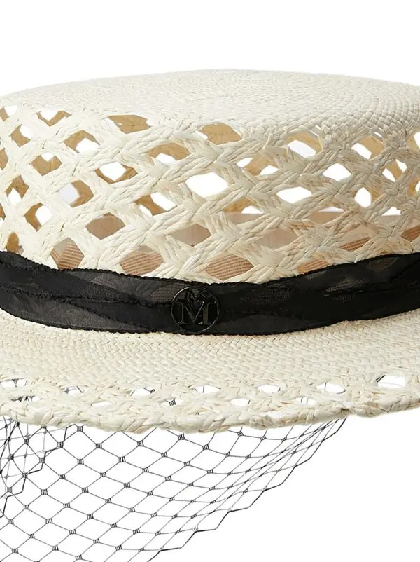 MAISON MICHEL Kiki Straw Boater