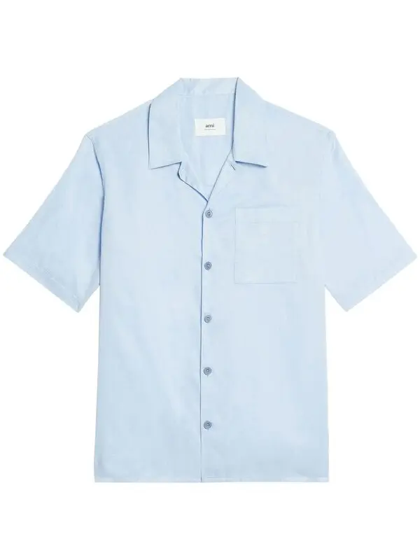 Ami Front Pocket Short Sleeve Shirt