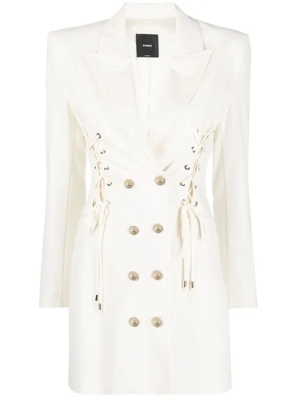 Pinko Lace-up Blazer Dress