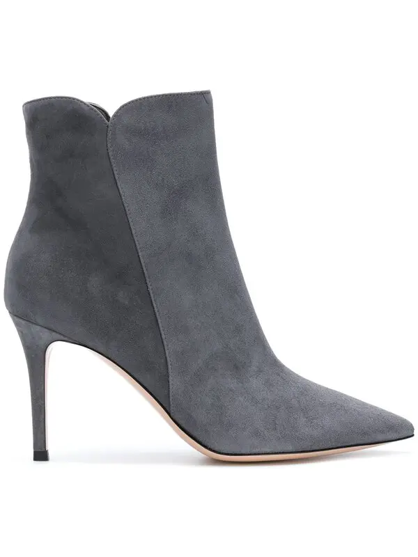 GIANVITO ROSSI Levy 85mm Ankle Boots - Grey