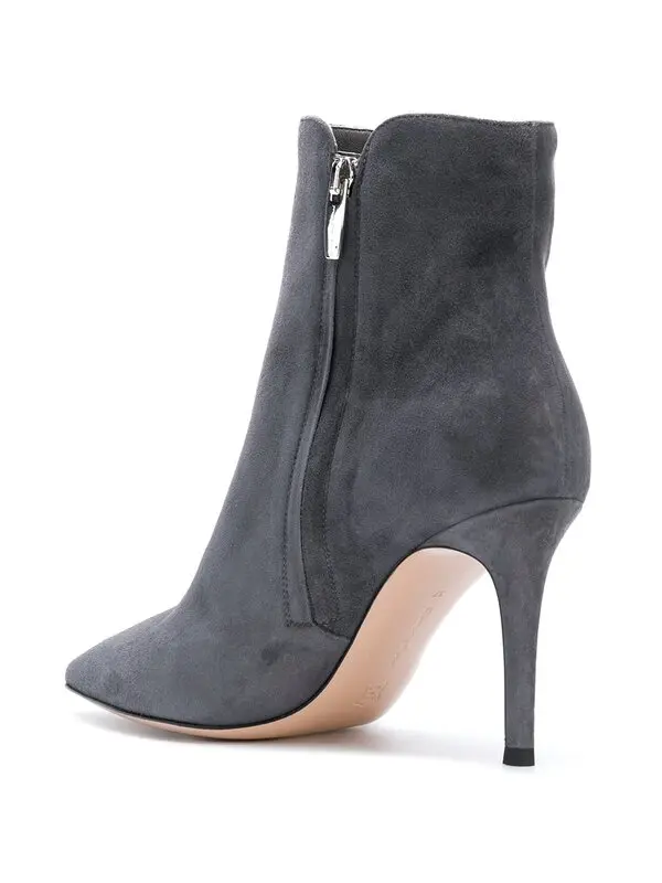 GIANVITO ROSSI Levy 85mm Ankle Boots - Grey